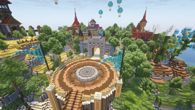 Emberfall Survival Spawn | FANTASY / MEDIEVAL| JAVA 1.21 & Bedrock Minecraft Map