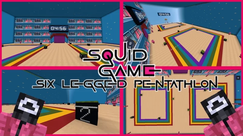 Squid Game: Six Legged Pentathlon Recreation Map Minecraft Map