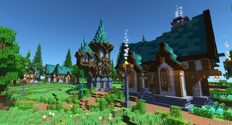 Builds | Medieval Skyblock Lobby Minecraft Map