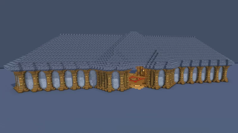 Medieval Trading Hall – The Ultimate Villager Market! Minecraft Map