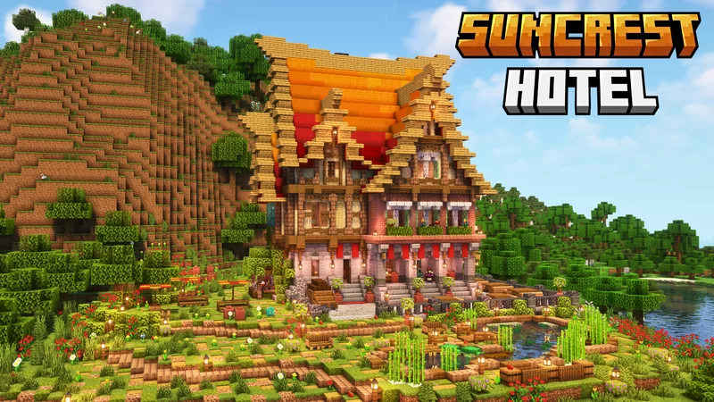 🌅 Suncrest Hotel Minecraft Map