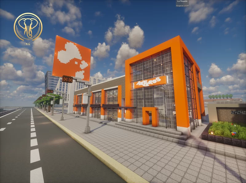 Arturos fried chicken restaurant Minecraft Map