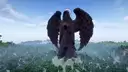 Minecraft Shadow Angel Statue V40 Free Schematic Minecraft Map