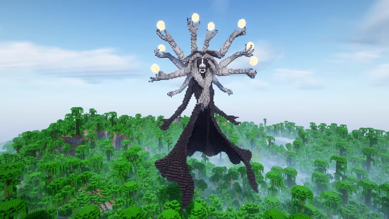 Minecraft Tzitzimitl |SMT| Statue Minecraft Map