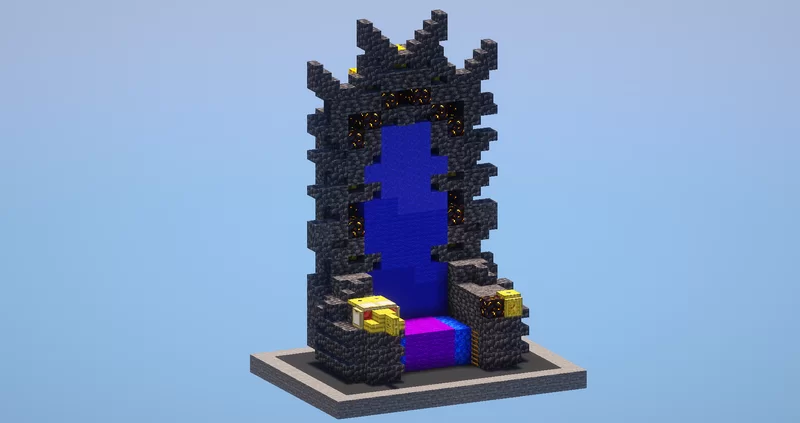 Deepslate throne Minecraft Map