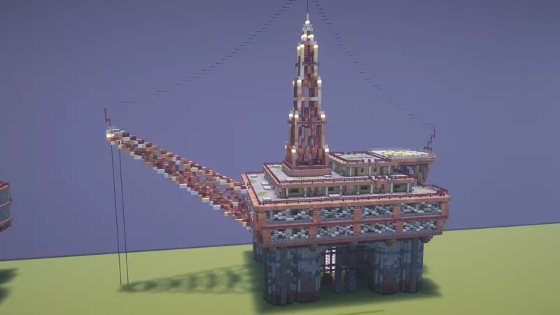 Oil rigs pack - 2 builds - imaginary (1.20+) Minecraft Map