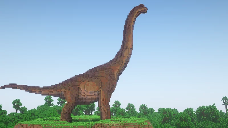Brachiosaurus Minecraft Map