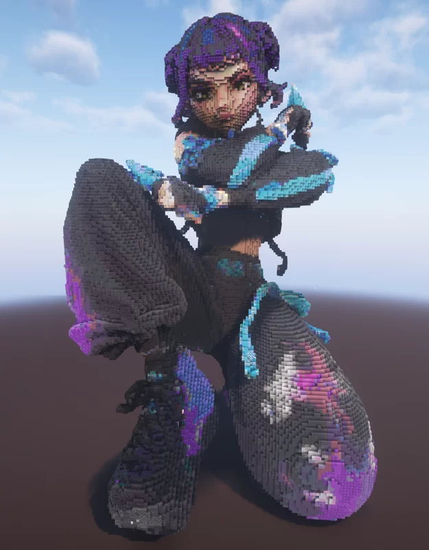 kpop demon hunters zoey Minecraft Map