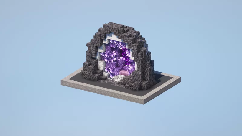 Amethyst portal Minecraft Map