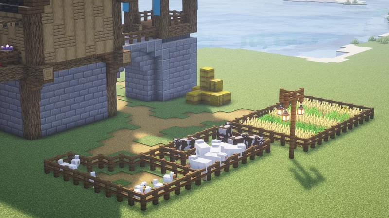 A Medieval Survival Base | Full Interior Minecraft Map