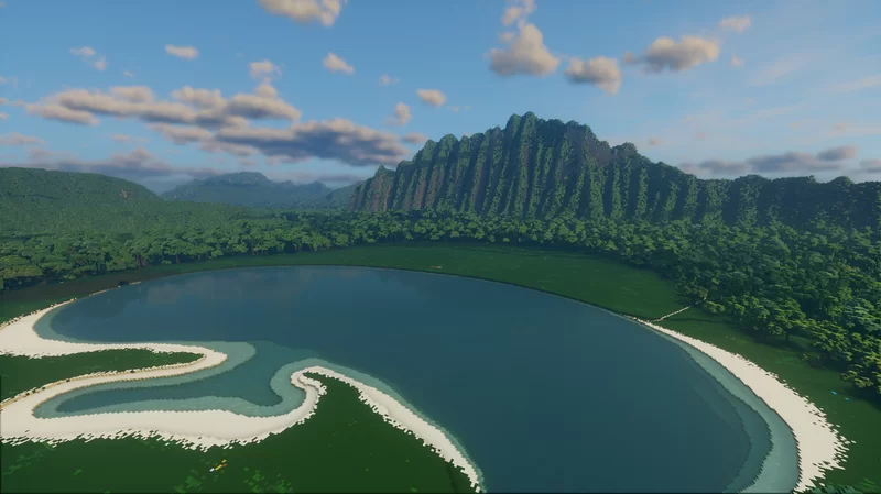 Isla Nublar 2015 Real Height Jurassic World Minecraft Map