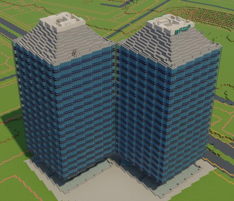 Torres Levant, Barcelona 🇪🇸 1:1 Minecraft Map