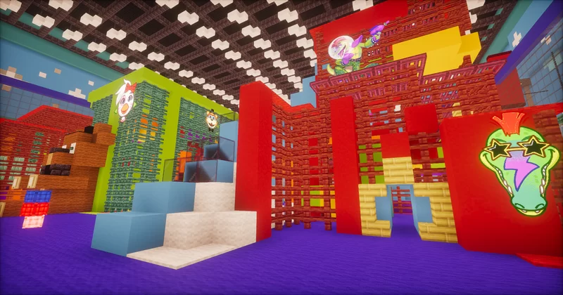 Five Nights at Freddy's: Security Breach Mega Pizzaplex Minecraft Map