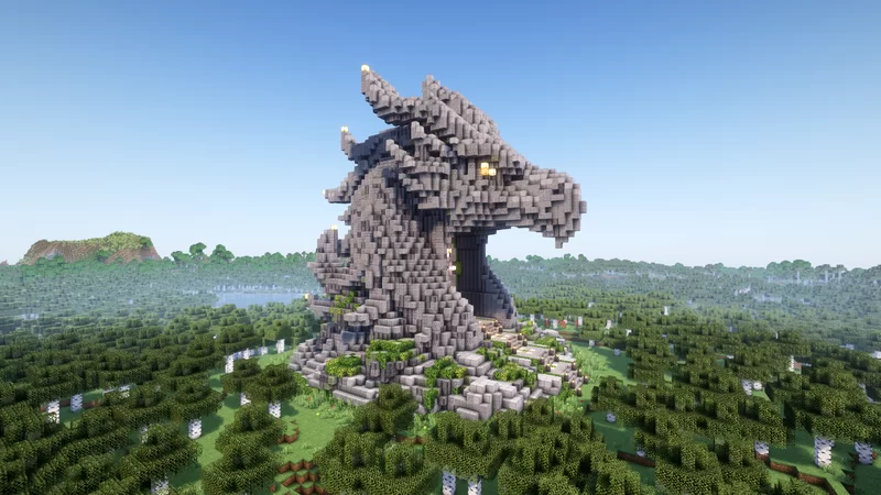 Minecraft Griffin |Mythology| Nether Portal Statue V02 Free Schematic ...