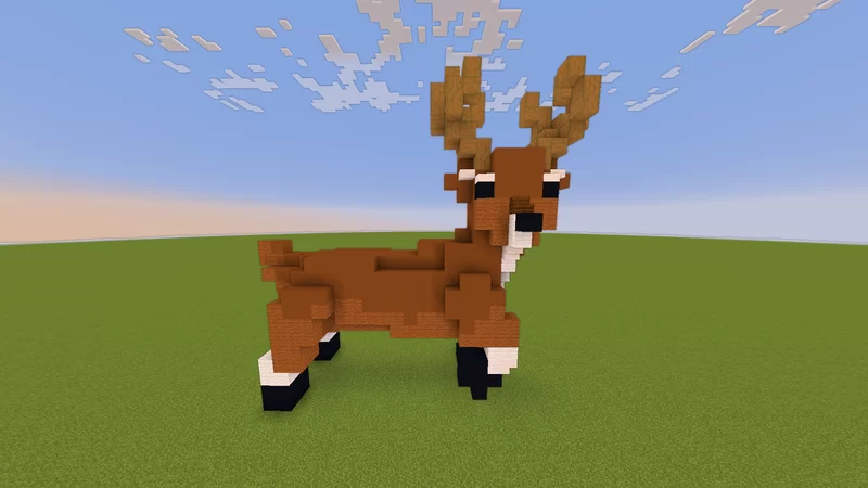Deer statue Minecraft Map