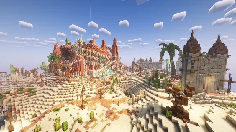 Desert Cite Aichenwald Minecraft Map