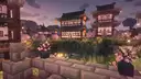 🌸🌺Cherry Japanese Village | Full Interior🌺🌸 Minecraft Map