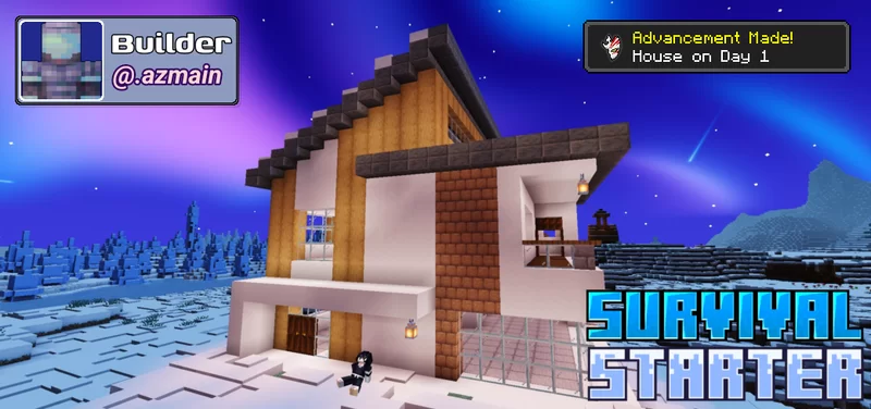 Starter House (Snow) Minecraft Map