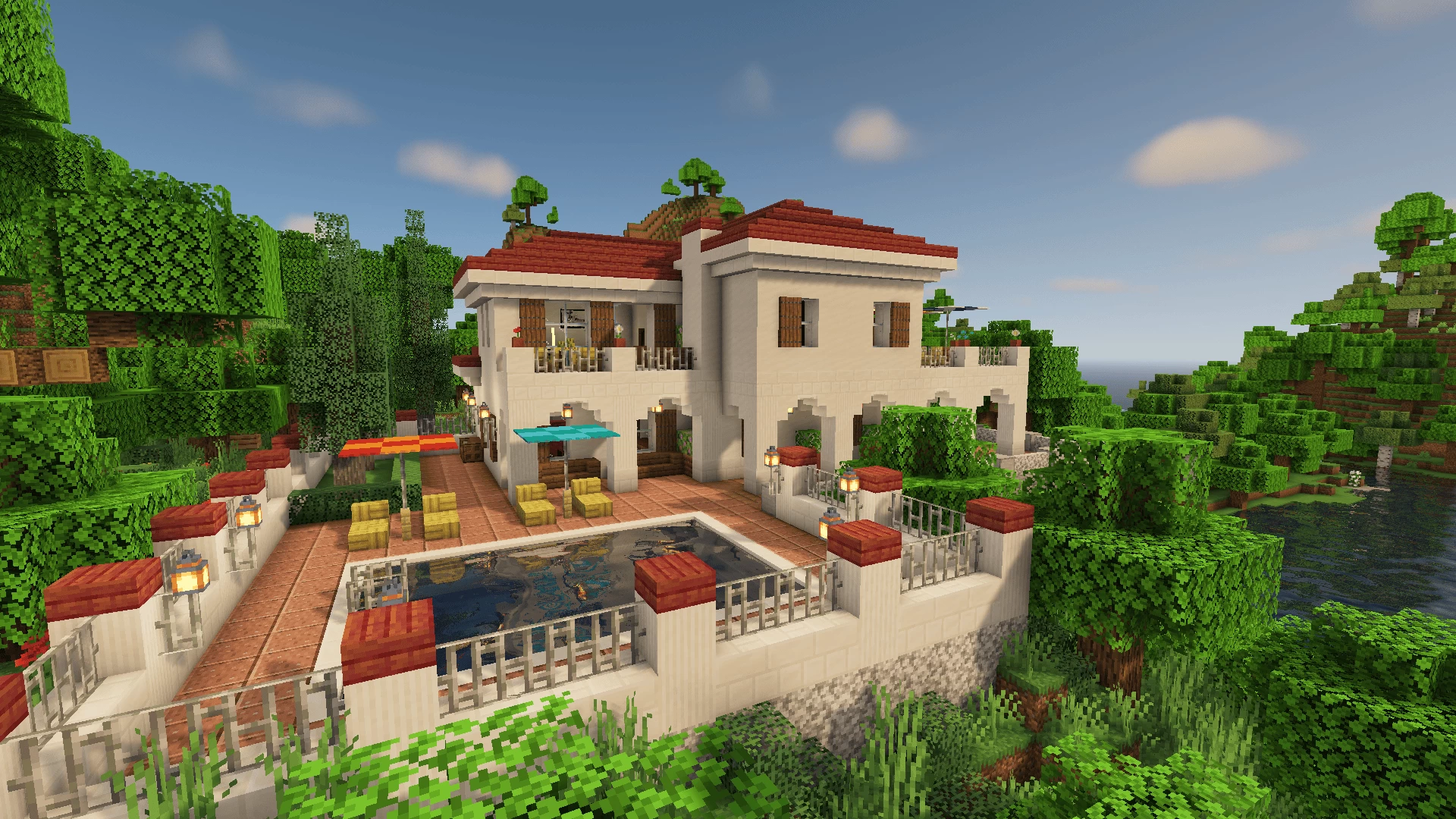Luxury Waterfront Villa ⬇️(Free Download World/Schematic) - Maps - Mapping and Modding: Java ...