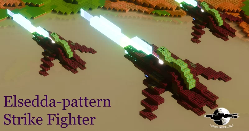 Halo Reach Elsedda-pattern Strike Fighter (Space Banshee) Minecraft Map