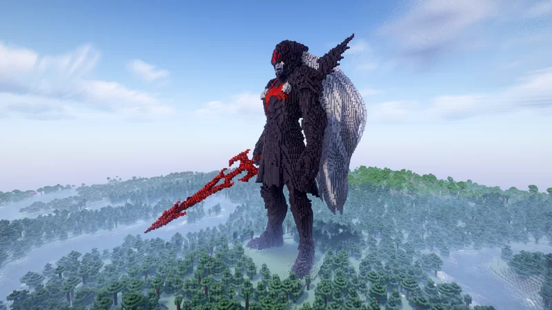 Minecraft Knull |Ancient History-MFF| Statue Minecraft Map