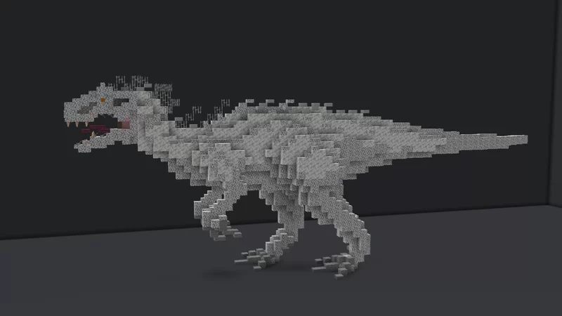 Indominus and Indoraptor build (Jurassic World) Minecraft Map