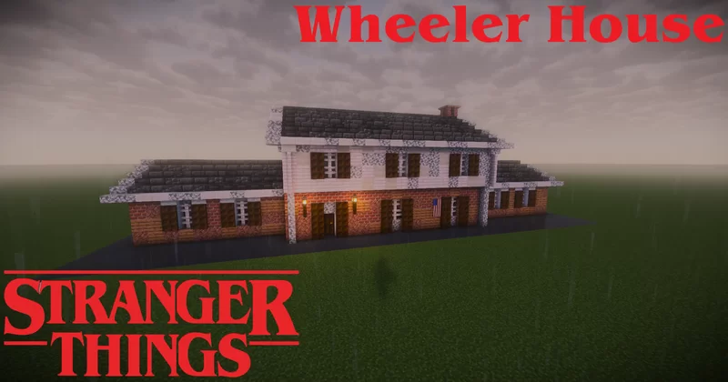 Wheeler House From Stranger Things Minecraft Map