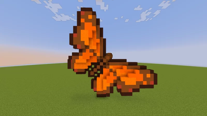 Butterfly statue Minecraft Map