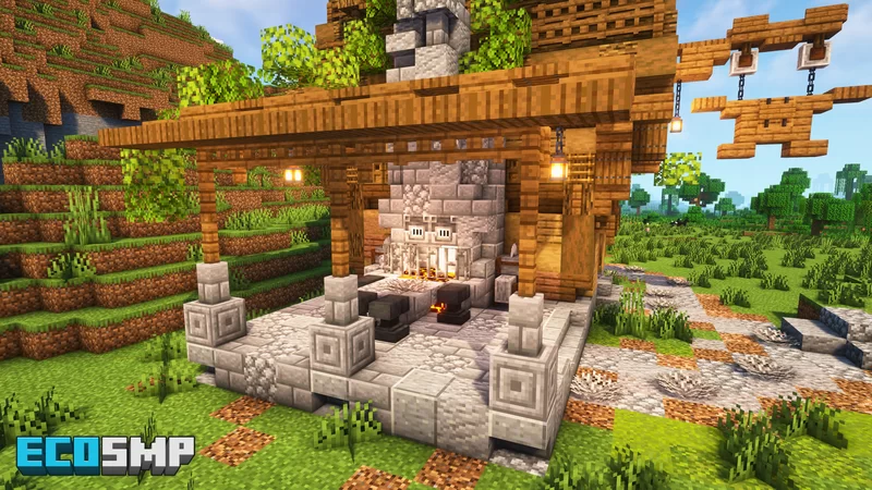 🔥 Emberforge Medieval Blacksmith Minecraft Map