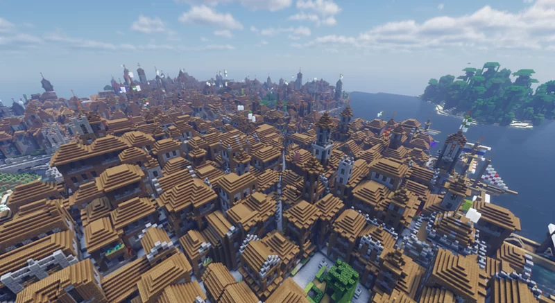Barcea D'Aregale Barroque European city Minecraft Map