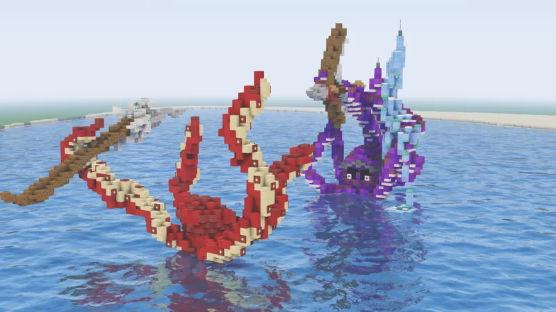 Epic Kraken-Fight | AmazeMC Minecraft Map