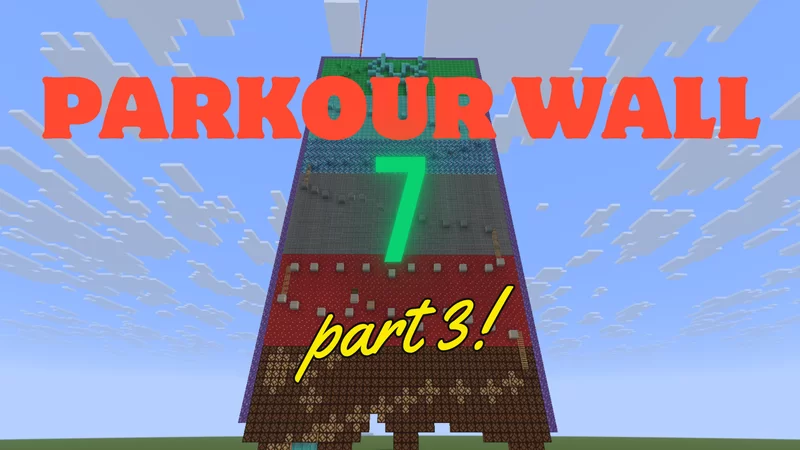 Parkour Wall 7 Part 3 Minecraft Map