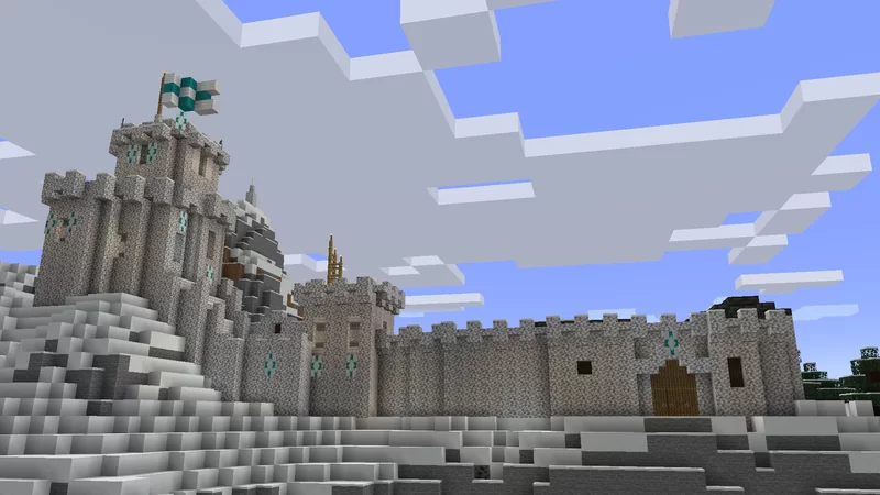 Diorite Castle 1.21.5 Minecraft Map