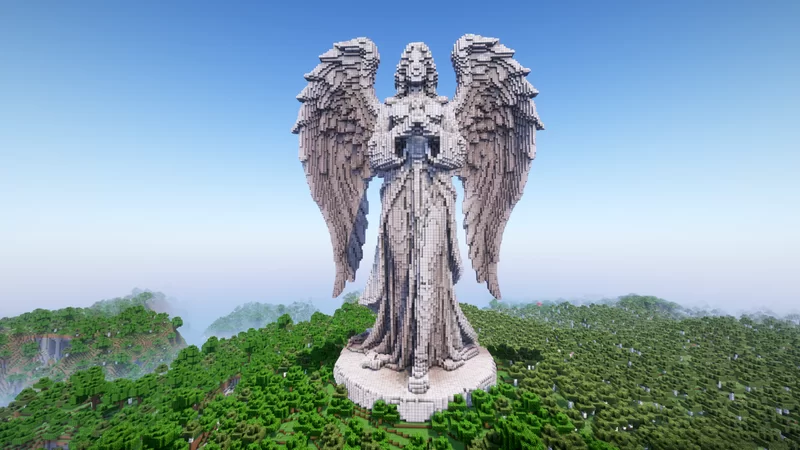 Minecraft Angel |Mother| Statue V21 Minecraft Map