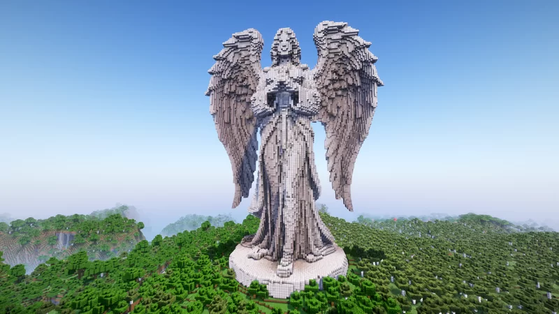 Minecraft Angel |Mother| Statue V21 Minecraft Map