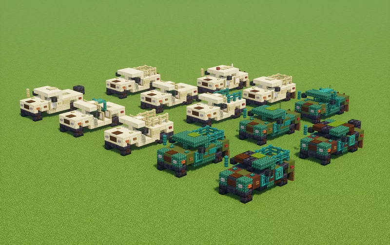Humvee Troop Carrier Pack Minecraft Map