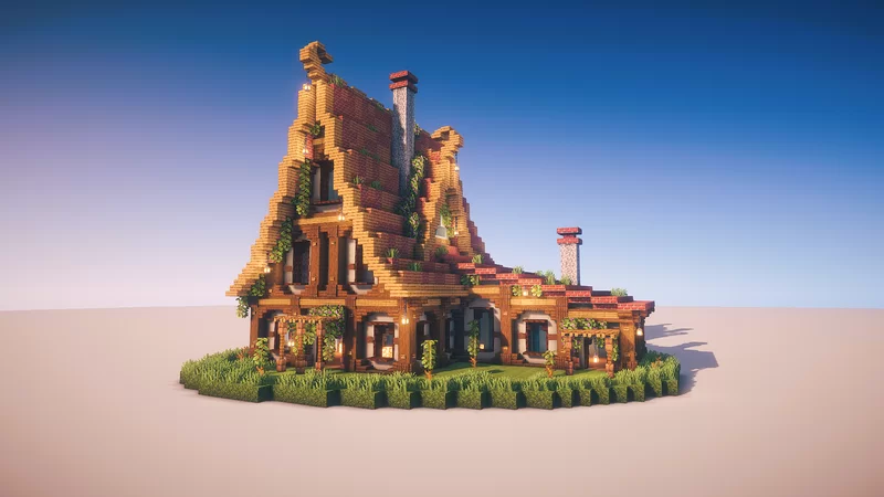 🏰 Medieval Timber House – Download! Minecraft Map
