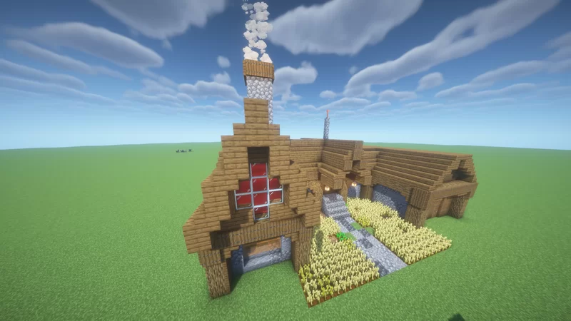 my survival world house Minecraft Map