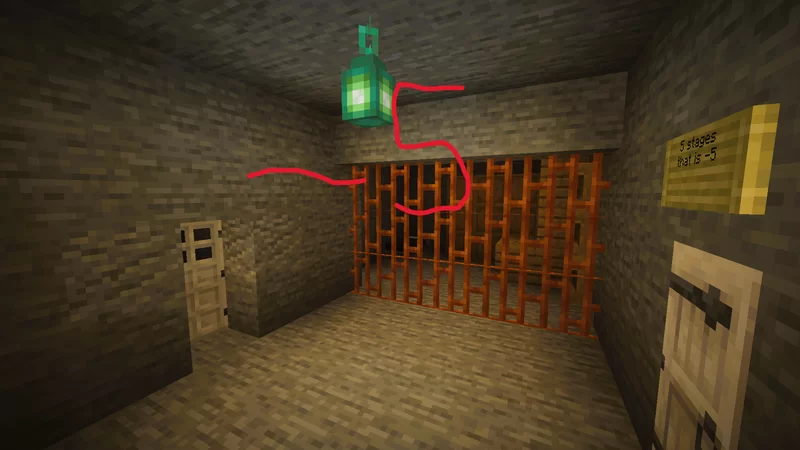 -5 stages Minecraft Map