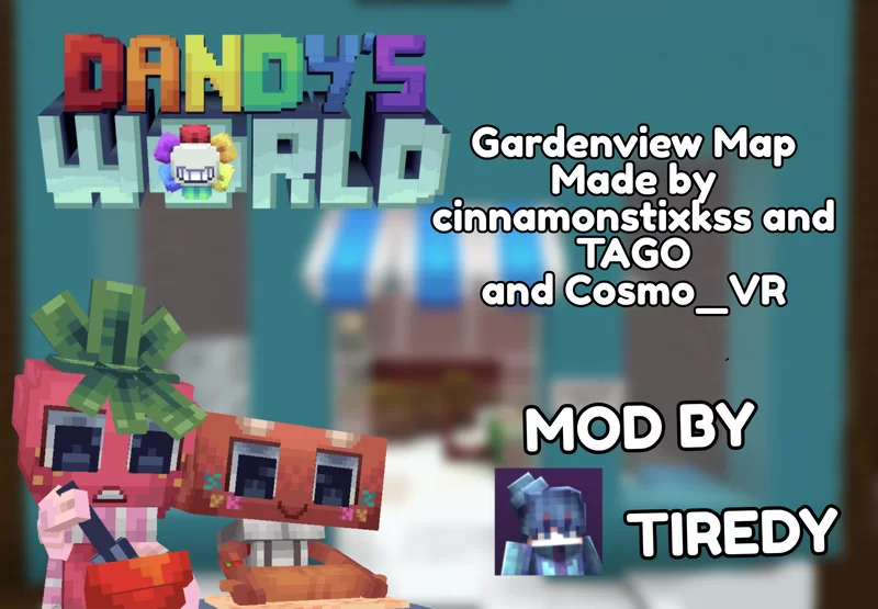 Dandy’s World Gardenview (ITS OUT!) Minecraft Map