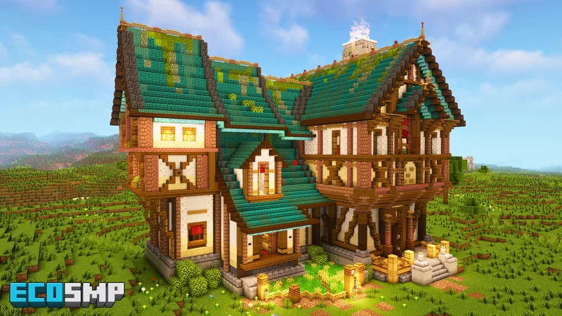 🏰 Valmora Manor (Fantasy Mansion) | Download Minecraft Map