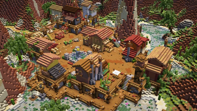 Badlands Valley Minecraft Map
