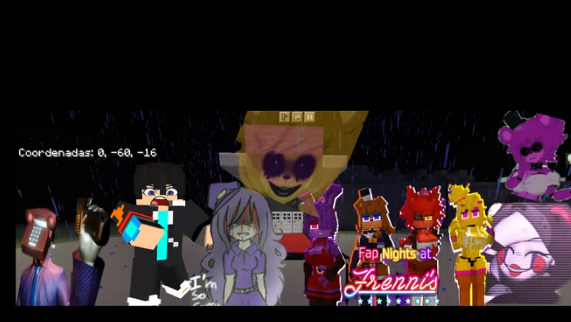 Fap Frenni Fazbear's nightclub para Minecraft bedrock 1.19 Minecraft Map