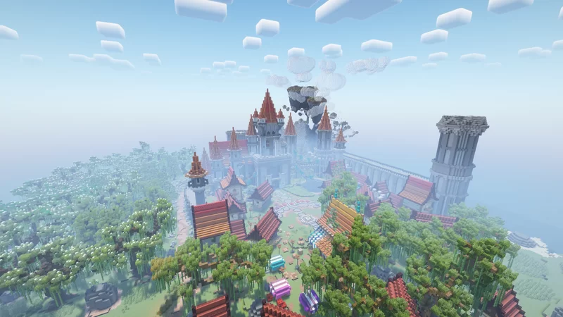 Minecraft HUB (over 500x500) Minecraft Map