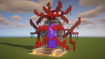 Netherportal Minecraft Maps with Downloadable Schematic