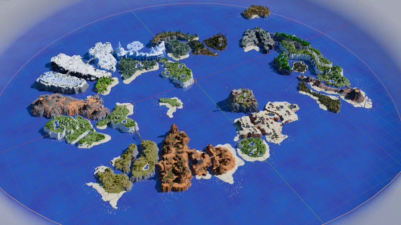 Medieval Islands | Elden Ring Inspired 7 Kingdoms Resource Scenario | Protagnst Minecraft Map