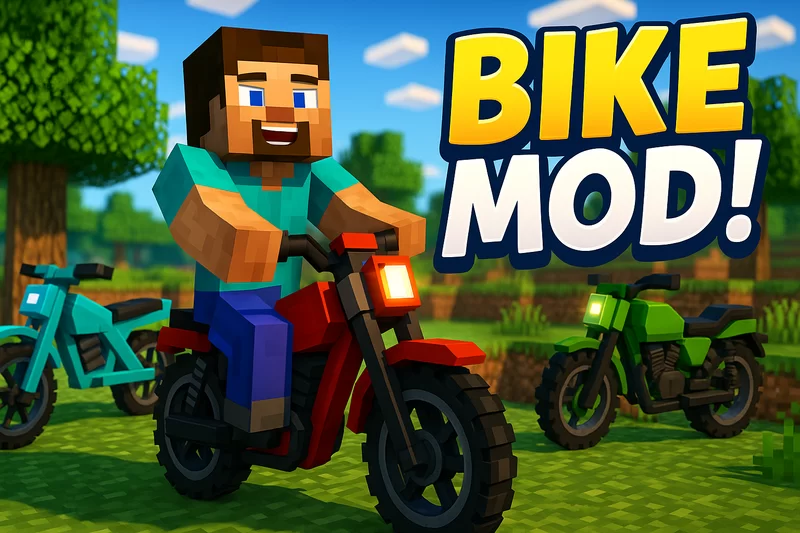 bike mod Minecraft Map