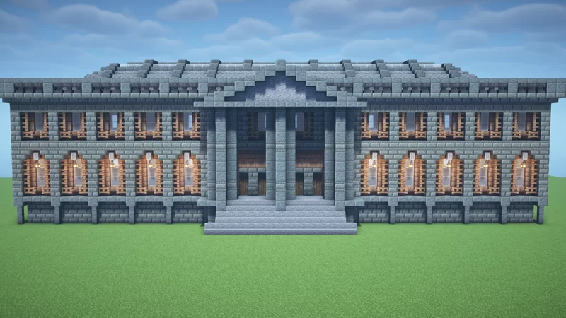 The Optimistic Survival Series Museum Schematic Minecraft Map