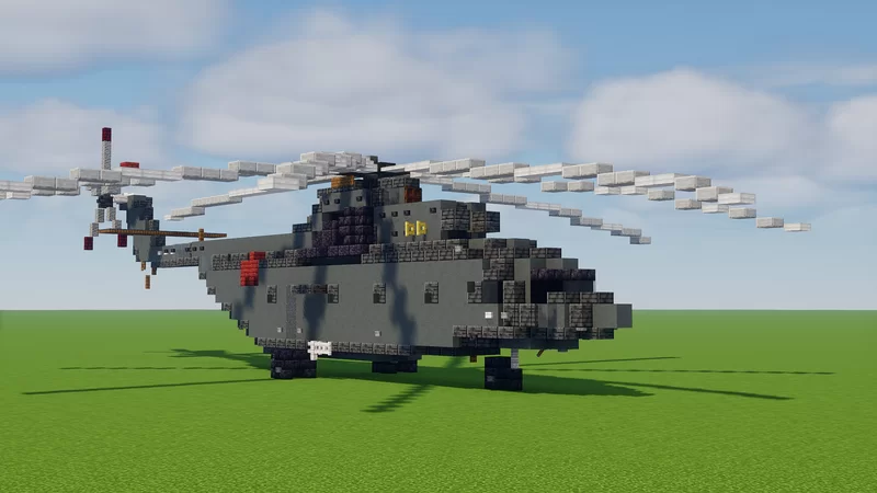 Mil Mi-26 Heavy Lift Helicopter Minecraft Map