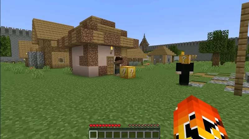 Minecraft Lucky Block Civilizaion Map (1.20.1 - 1.21.4) Minecraft Map